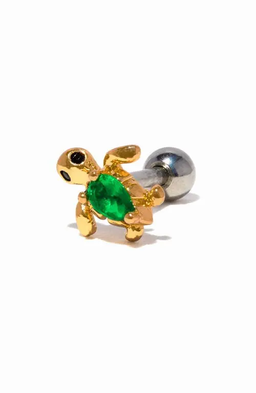 GIRLS CREW Tiny Turtle Single Stud Earring