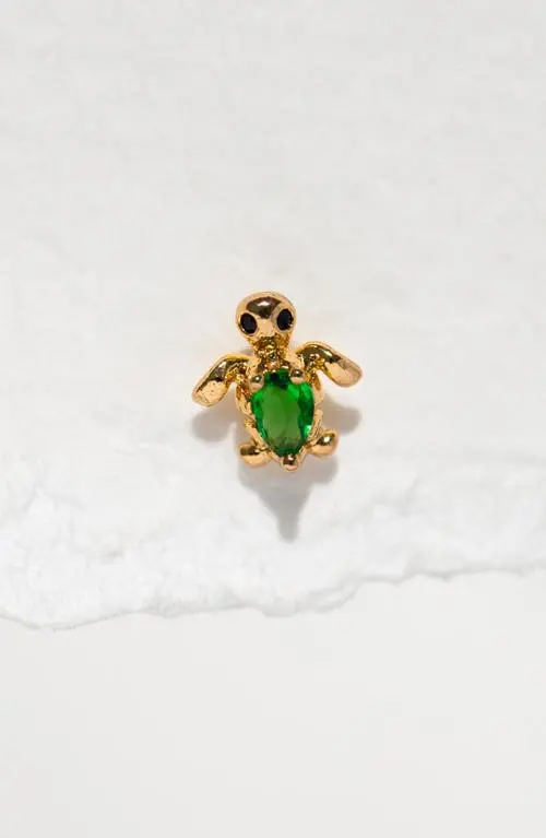 GIRLS CREW Tiny Turtle Single Stud Earring