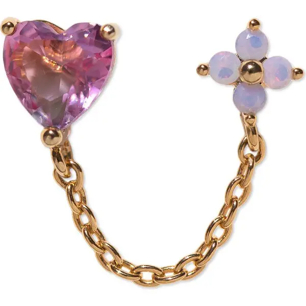 GIRLS CREW Love Blooms Single Earring - Gold