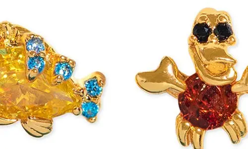 GIRLS CREW Disney Little Mermaid Stud Earrings Set