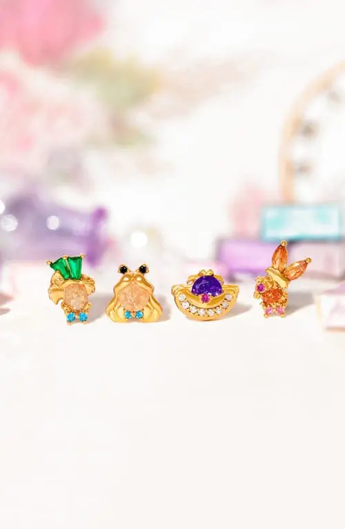 GIRLS CREW Disney Alice In Wonderland Stud Earrings Set