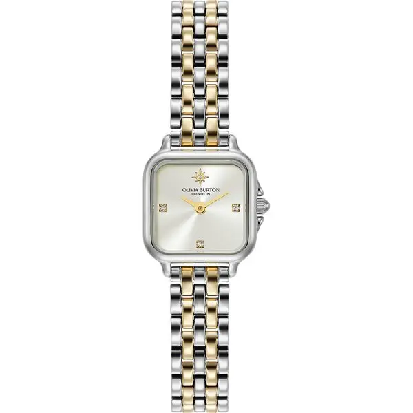 OLIVIA BURTON Mini Grosvenor Bracelet Watch - Silver & Gold