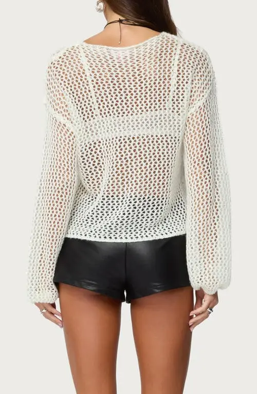 EDIKTED Charlise Sequin Knit Top