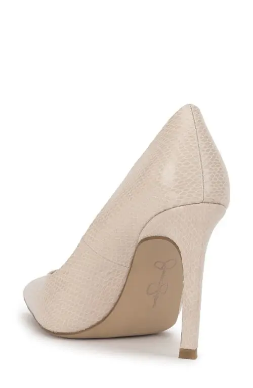 Jessica Simpson Pointed Toe Pumps - Chalk