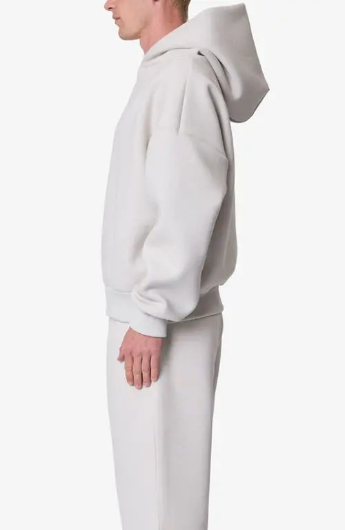 Mnml Stiff Scuba Knit Lounge Hoodie - Grey
