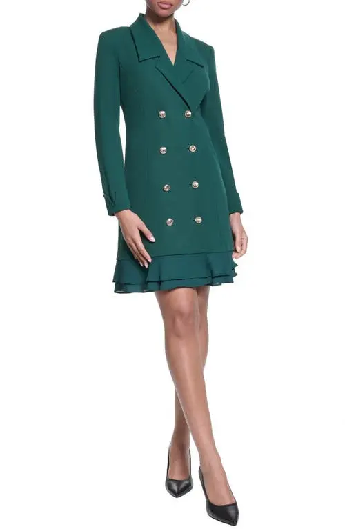 Karl Lagerfeld Double-breasted Blazer Dress - Malachite