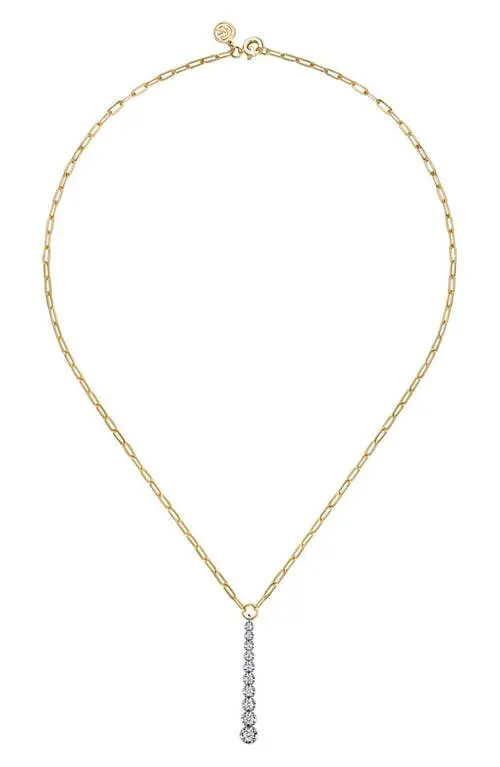 GABRIEL & CO. Diamond Pendant Necklace