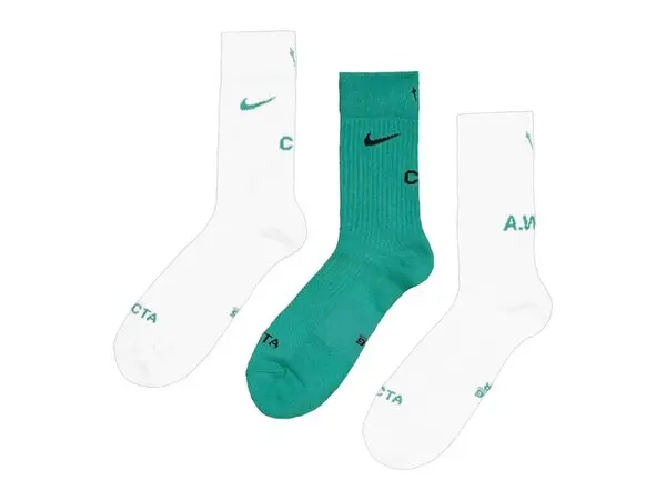 Nike X Nocta Crew Socks - Neptune Green/white