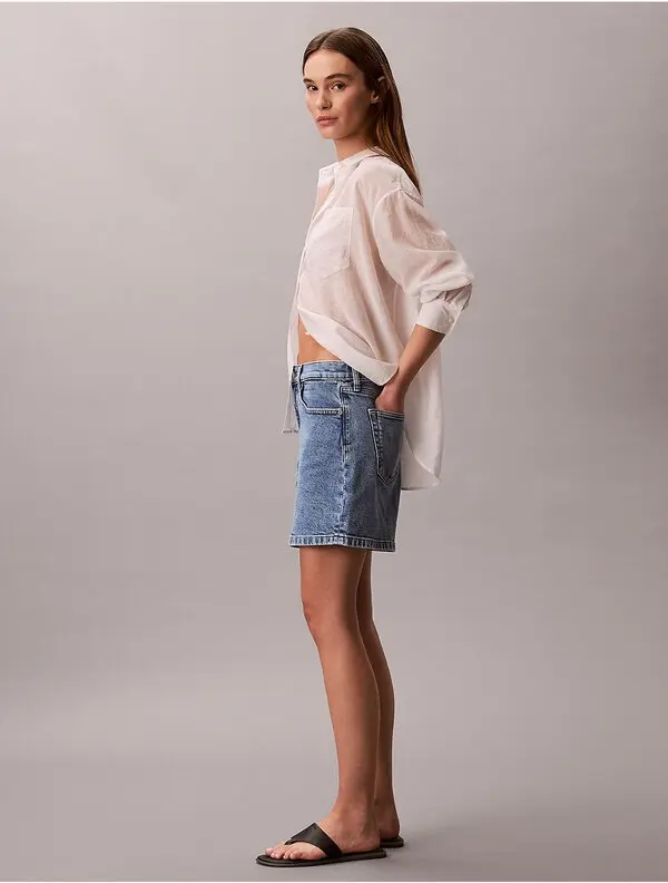 Calvin Klein Denim A-line Shorts