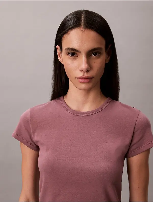 Calvin Klein Refined Baby Tee - Capri Rose