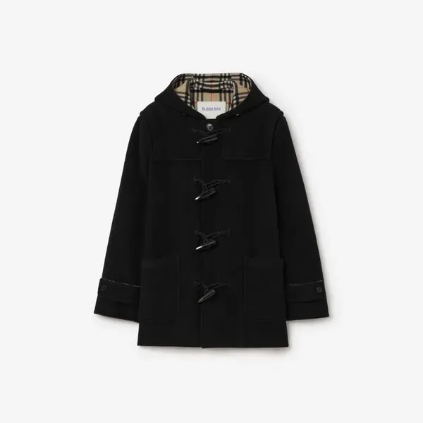Burberry Short Wool Harrogate Duffle Coat
