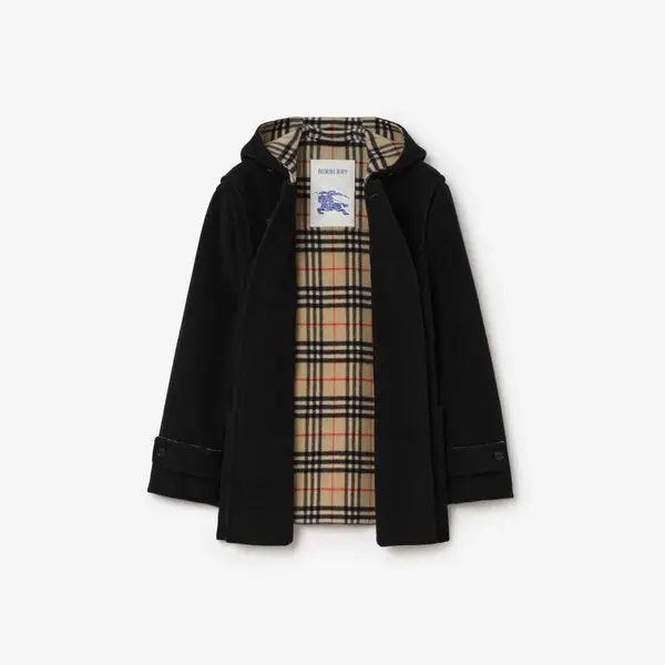 Burberry Short Wool Harrogate Duffle Coat