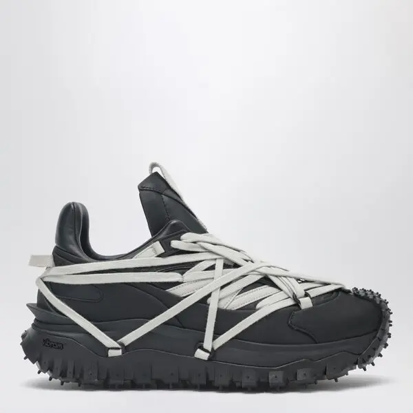 MONCLER + RICK OWENS Trailgrip Magalace Sneakers - Black