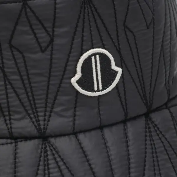 MONCLER + RICK OWENS Quilted Bucket Hat With Logo Patch