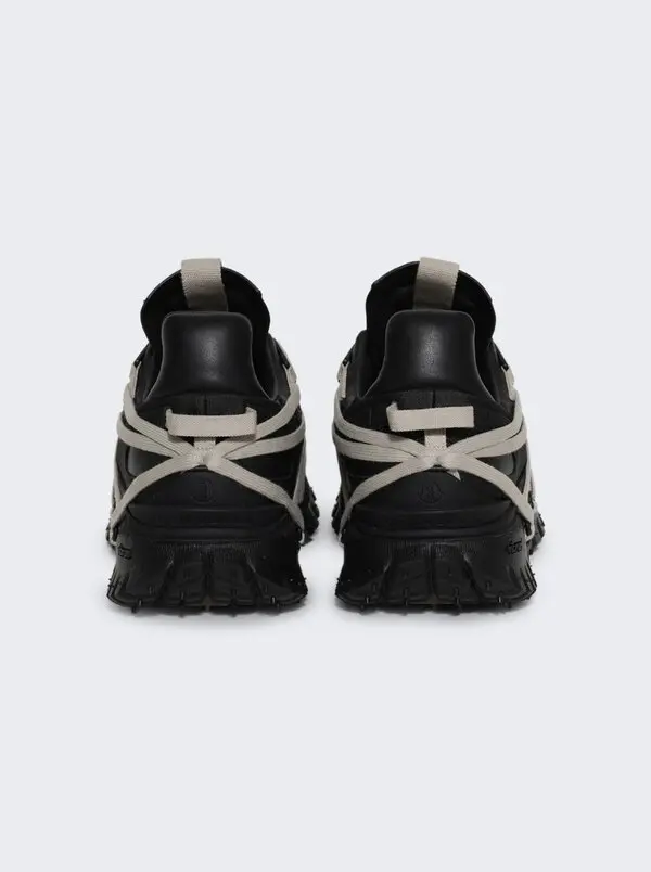 Rick Owens X Moncler Trailgrip Megalace Sneakers - Black