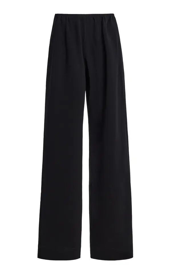 LESET Arielle Crepe Wide Leg Pants