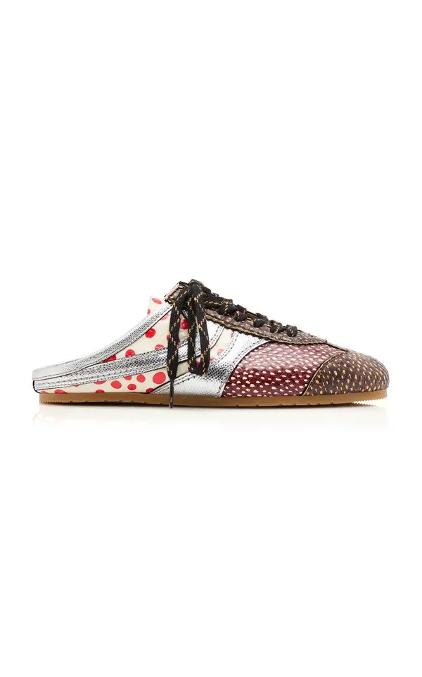 Dries Van Noten Leather Sneaker Mules - Multi