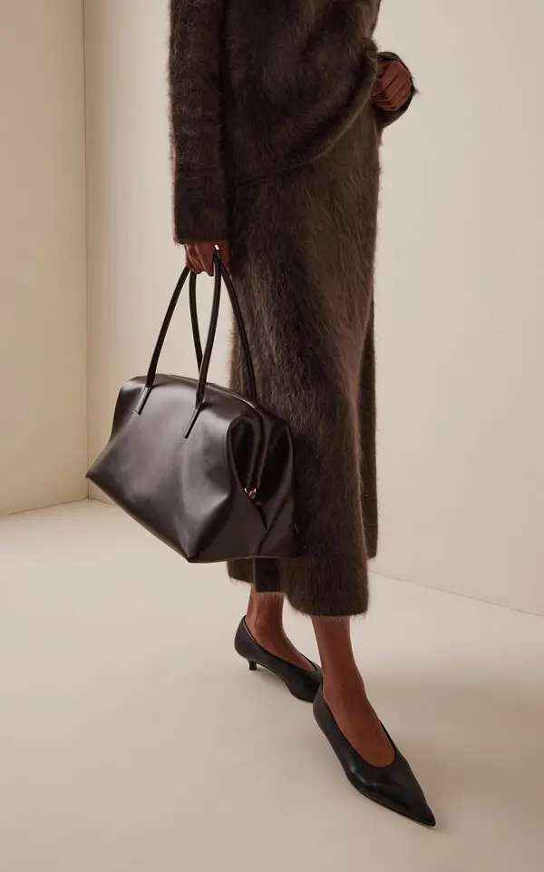 VERAFIED Large Leather Club Bag