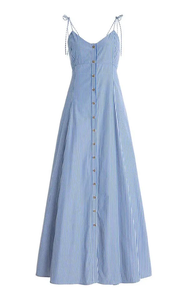Rosie Assoulin High Garden Maxi Dress - Stripe