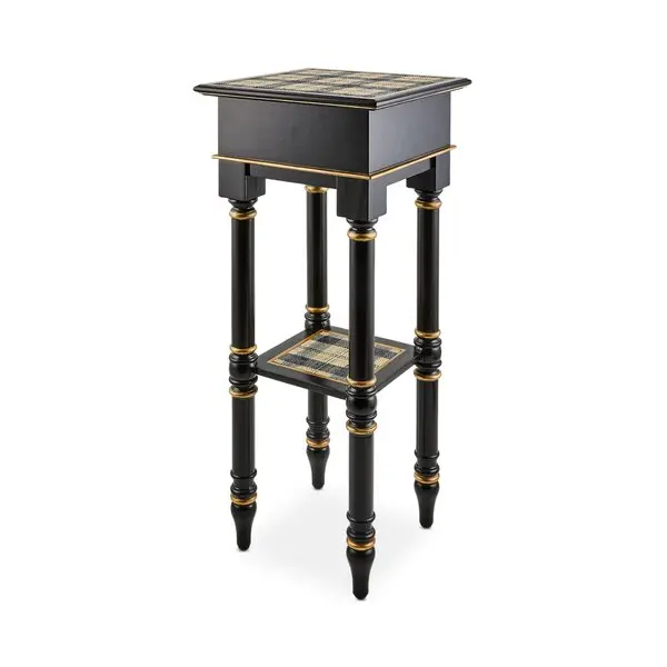 MACKENZIE-CHILDS Mad For Plaid Tiny Table