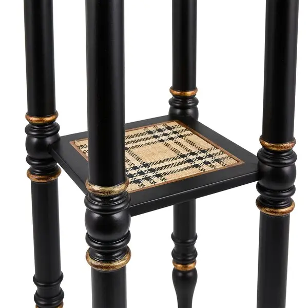 MACKENZIE-CHILDS Mad For Plaid Tiny Table