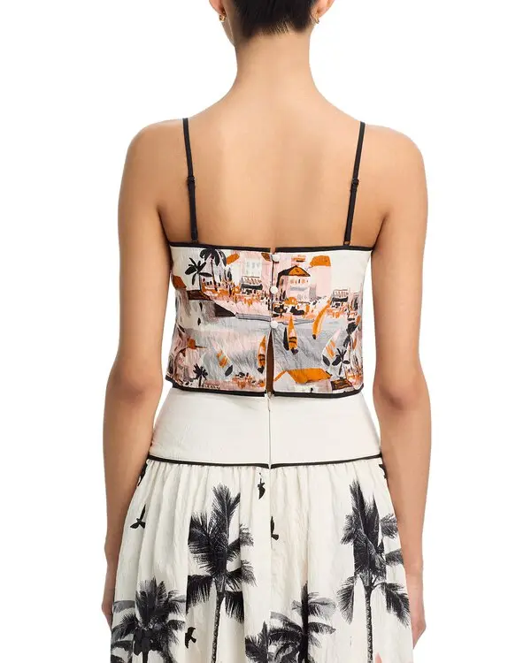 Aqua Sleeveless Square Neck Top Exclusive