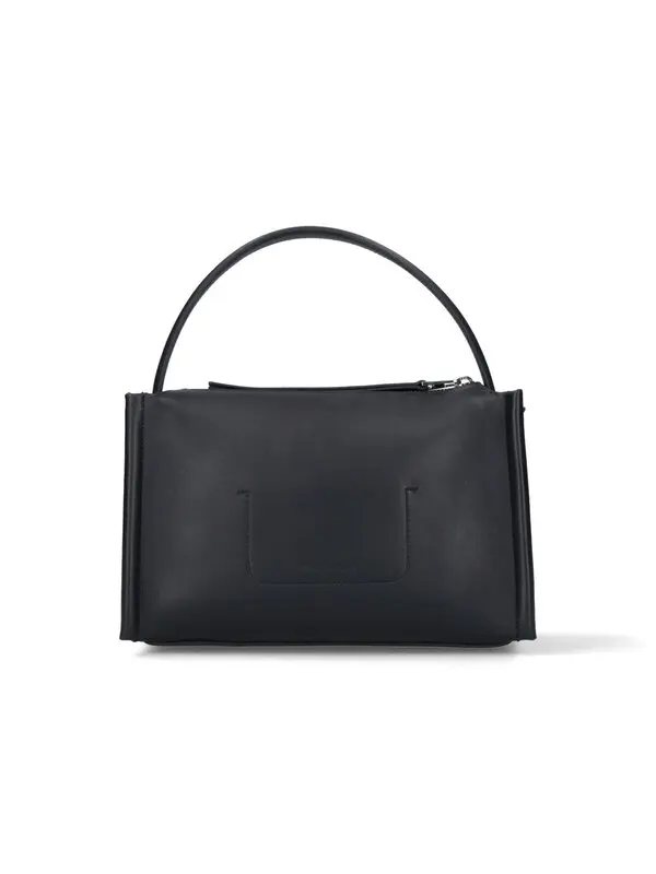JW Anderson Small Leather 'loafer' Bag - Black