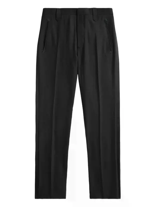 Ralph Lauren Wool Straight-leg Trousers - Black
