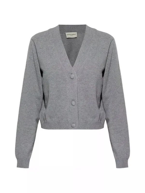 Officine Générale Serena Button V-neck Cardigan
