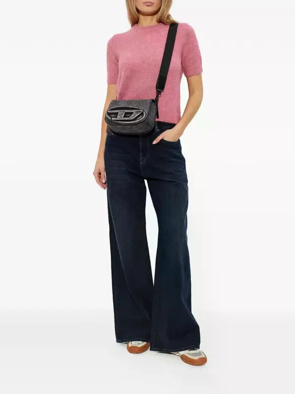 Michael Kors Ribbed Knit Top With Elastic Cuffs