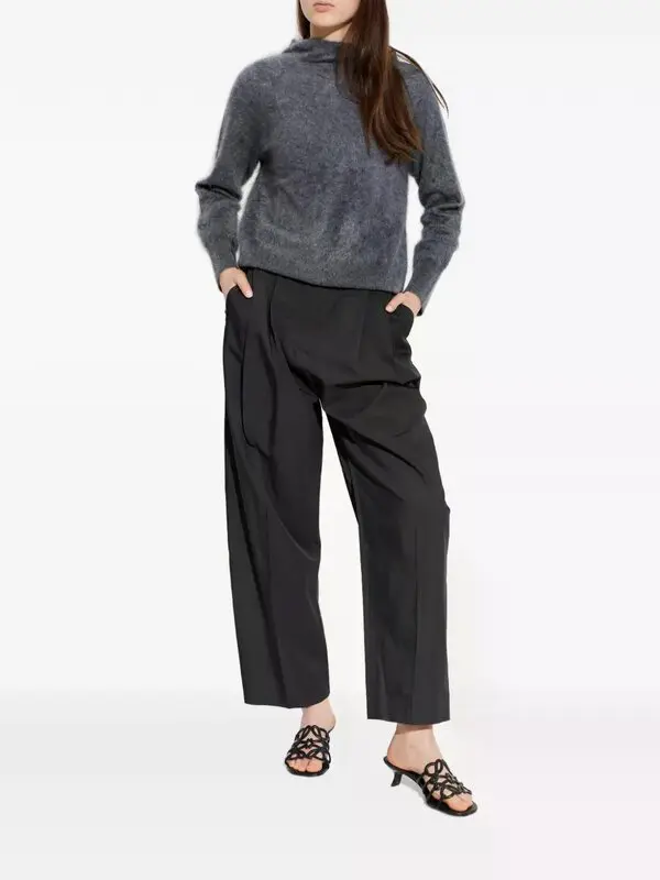 LISA YANG Rosaline Brushed Knit Sweater