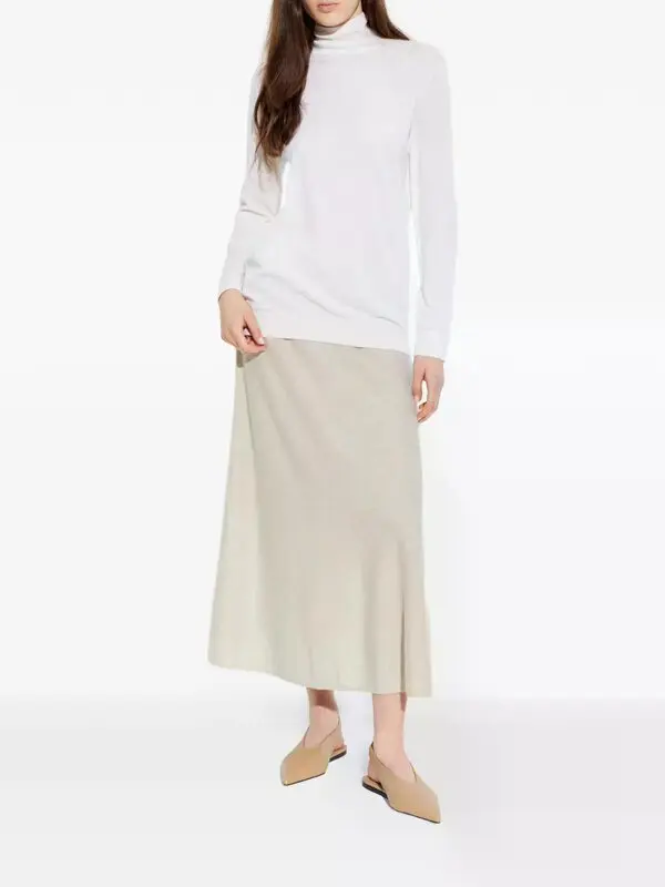 LISA YANG Wool Roll-neck Sweater - White