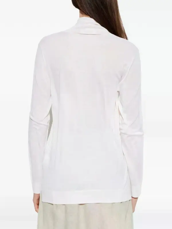 LISA YANG Wool Roll-neck Sweater - White