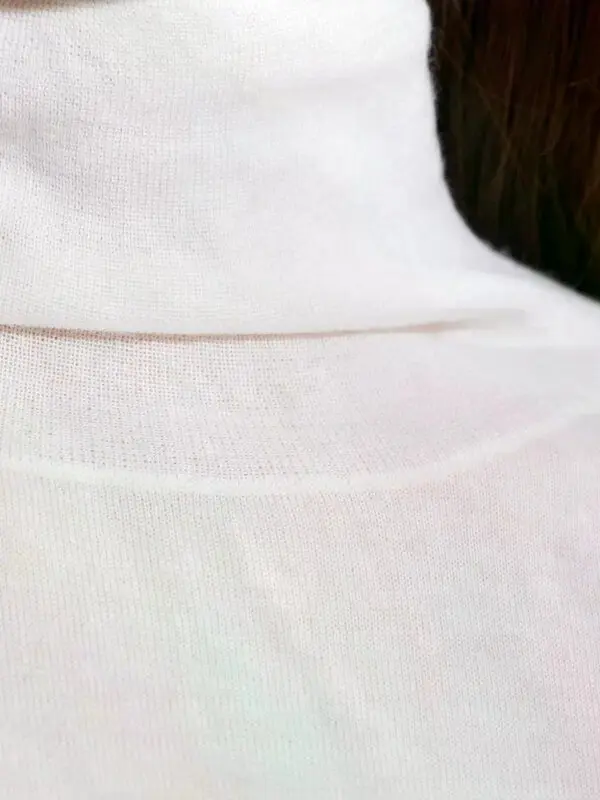 LISA YANG Wool Roll-neck Sweater - White
