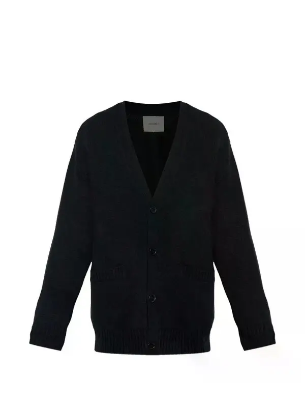 LISA YANG Wilson Pocket Button Cardigan - Black