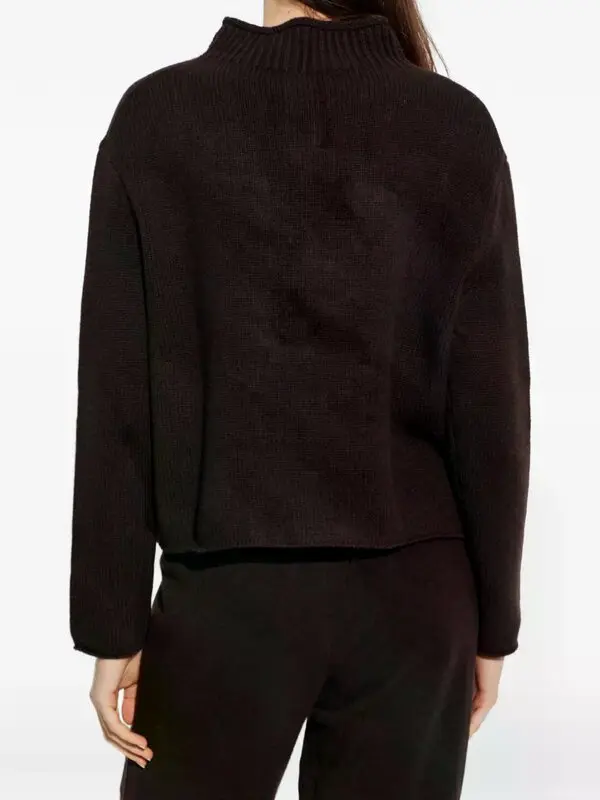 LISA YANG Nelsy High-neck Sweater - Brown