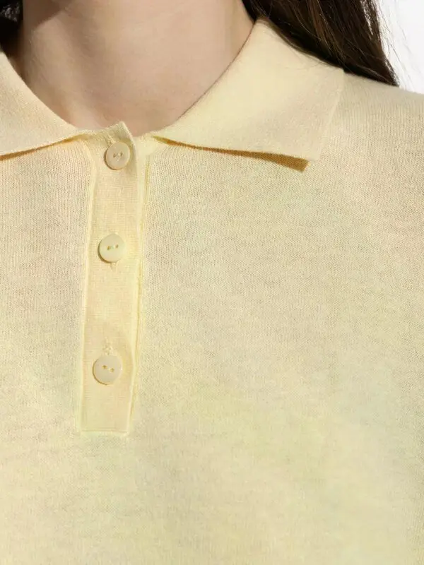 LISA YANG Caisa Buttoned Sweater - Yellow