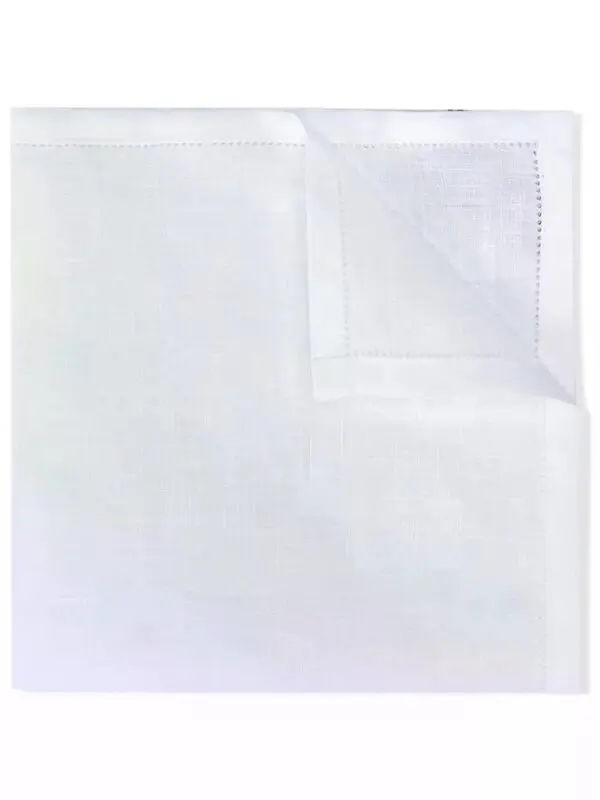 Polo Ralph Lauren Linen Pocket Square - White