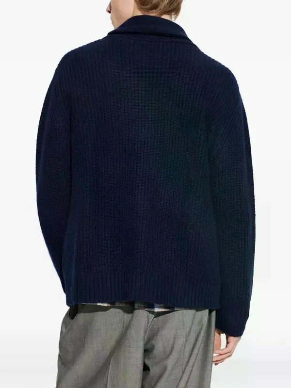 LISA YANG Lyle Double-breasted Cardigan - Blue