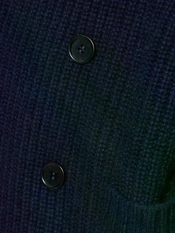 LISA YANG Lyle Double-breasted Cardigan - Blue