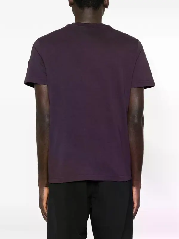 Moncler Logo-patch T-shirt - Purple