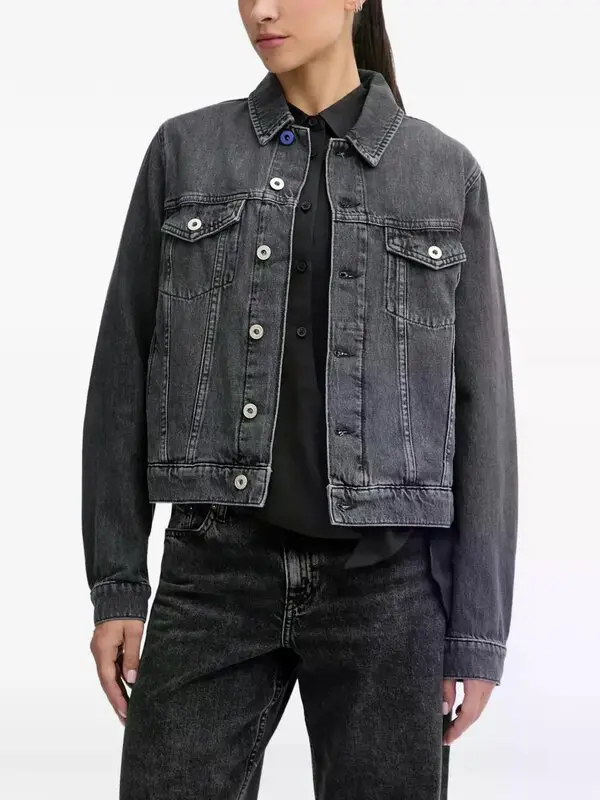 Karl Lagerfeld Denim Button Jacket