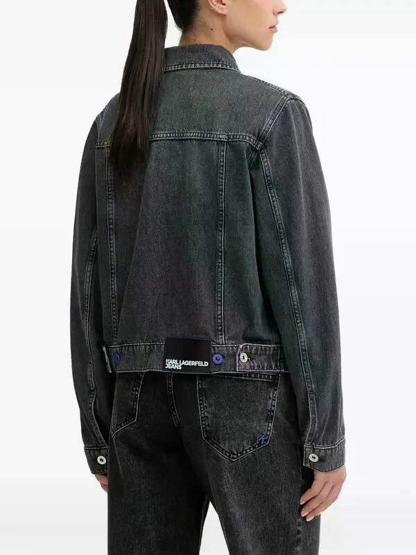 Karl Lagerfeld Denim Button Jacket