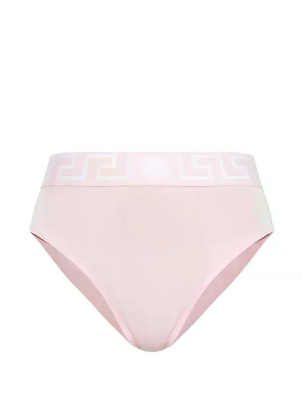 Versace Logo Waistband Briefs - Pink