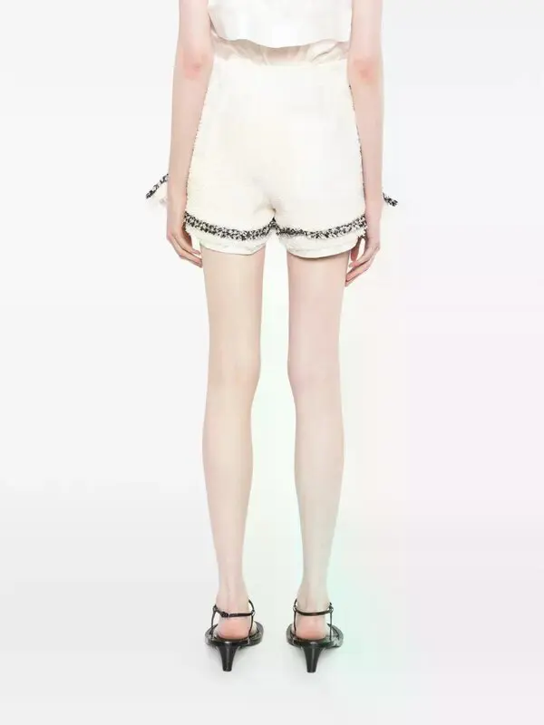 Sacai Boucle-trim Shorts