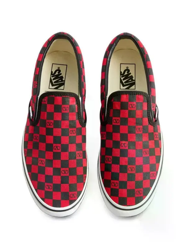 Valentino Garavani X Vans Vlogo Slip-on Sneakers - Red