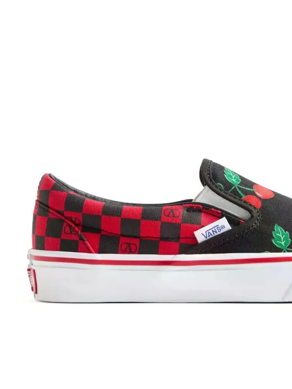 Valentino Garavani Vans X Cherryfic Print Slip-on Sneakers