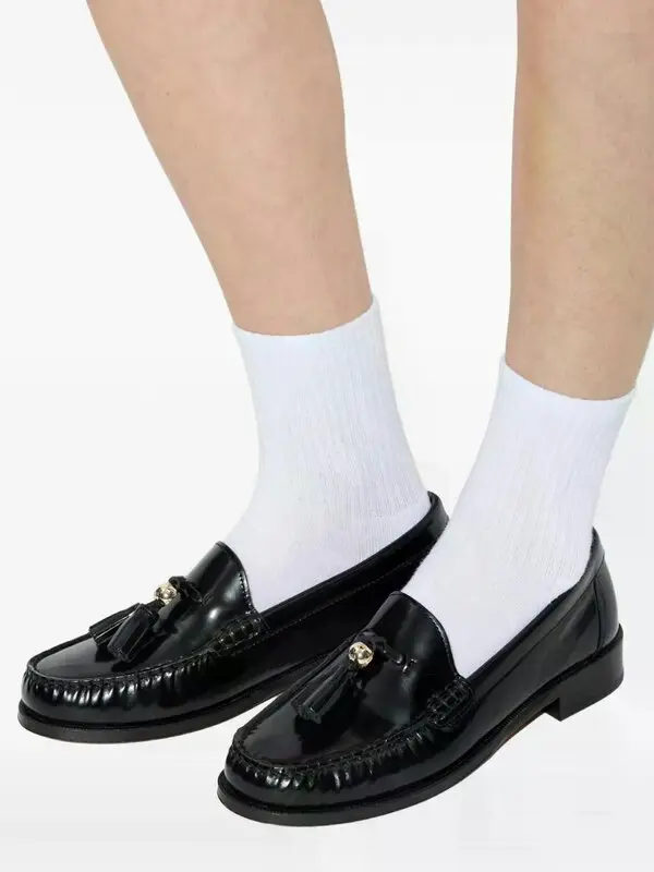 Furla Tassel-detail Leather Loafers
