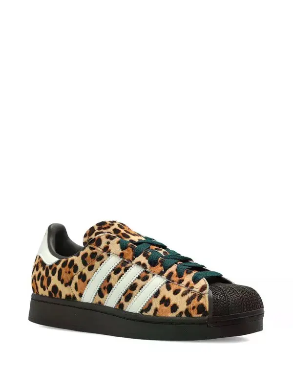 Adidas Superstar Ii Leopard-print Sneakers