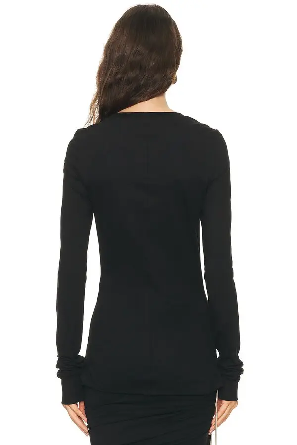 Rick Owens X Moncler Girder Long Sleeve Top - Black